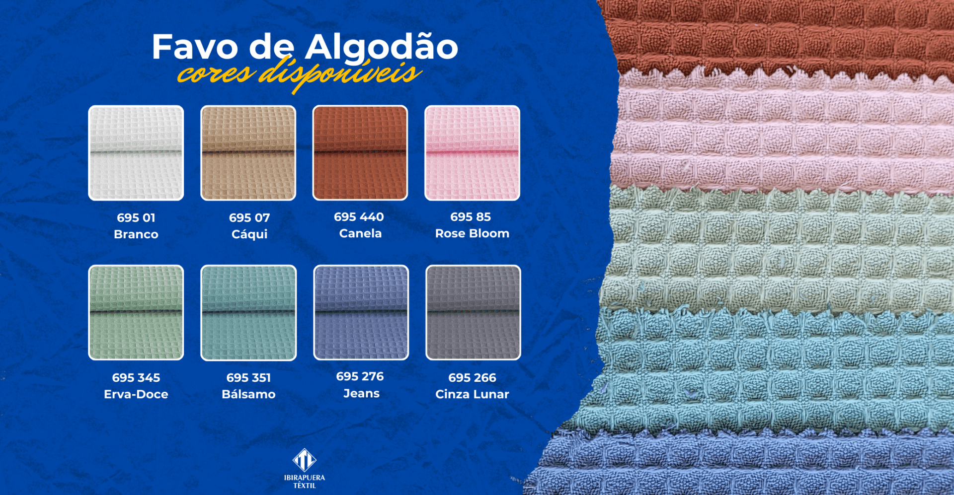 Favo de Algodão – 695 – Ibirapuera Têxtil